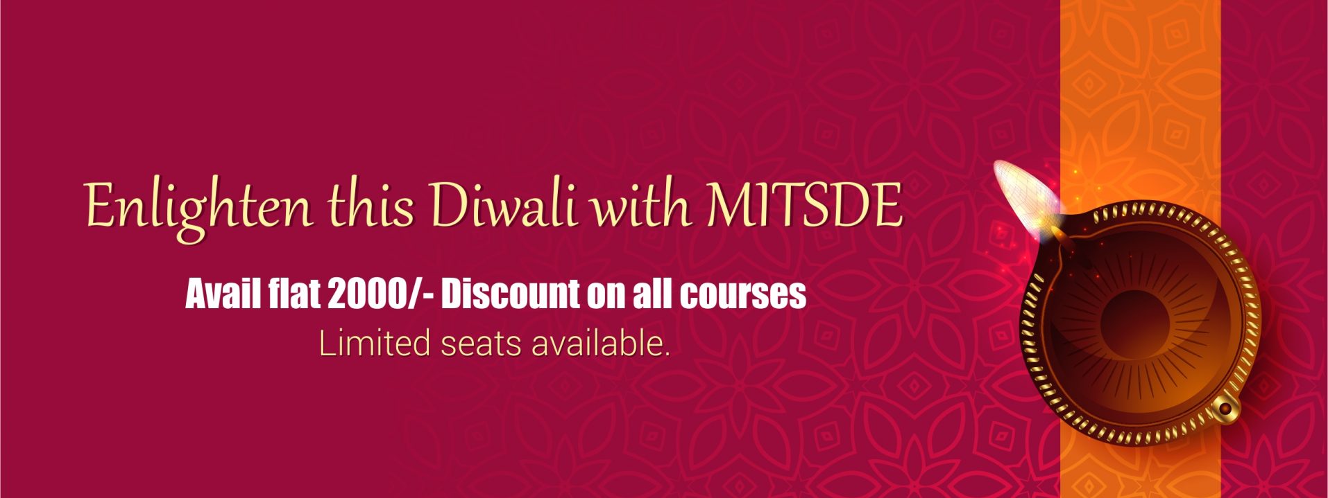 MITSDE diwali offer | MIT School of Distance Learning