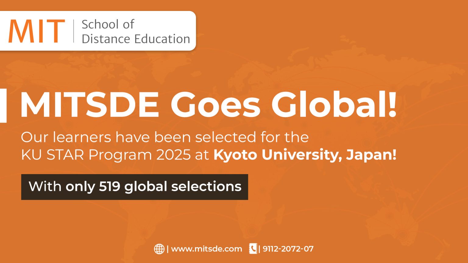 MITSDE Students Shine on the Global Stage – Selected for Kyoto ...