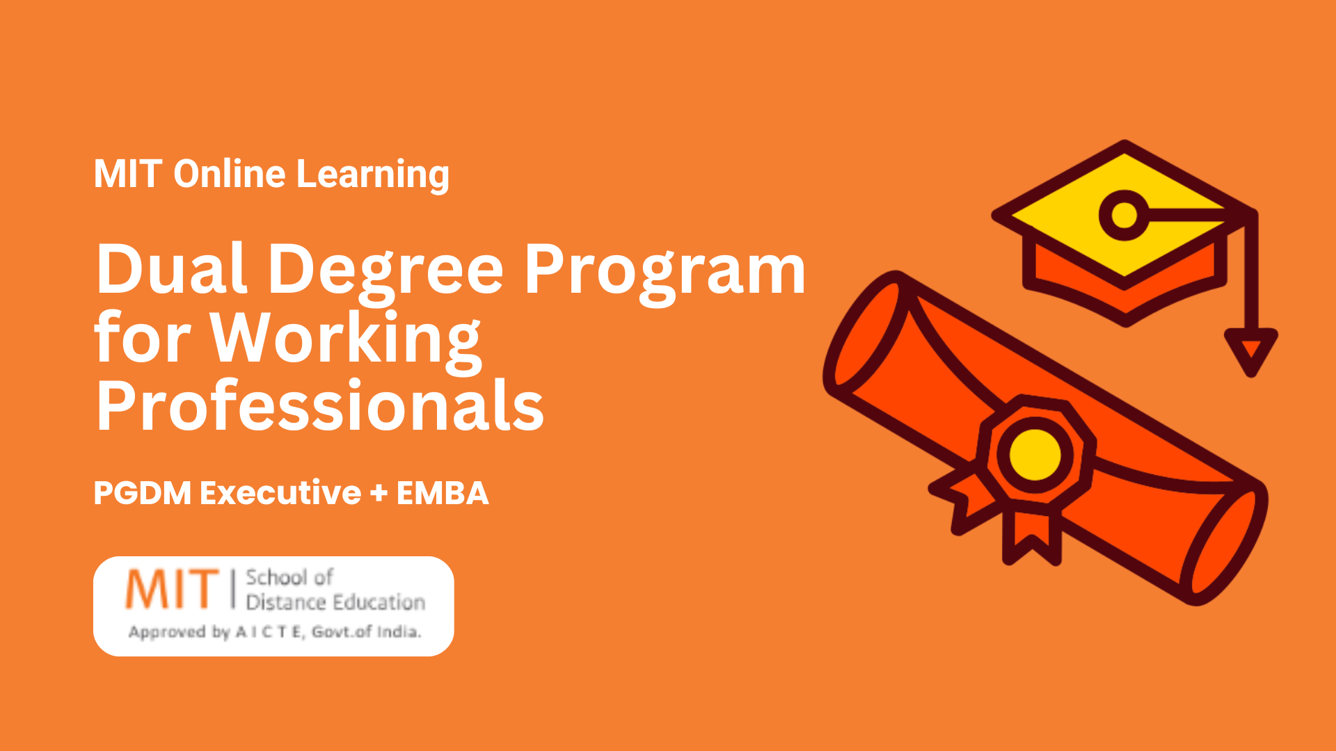 Online dual degree for working professionals